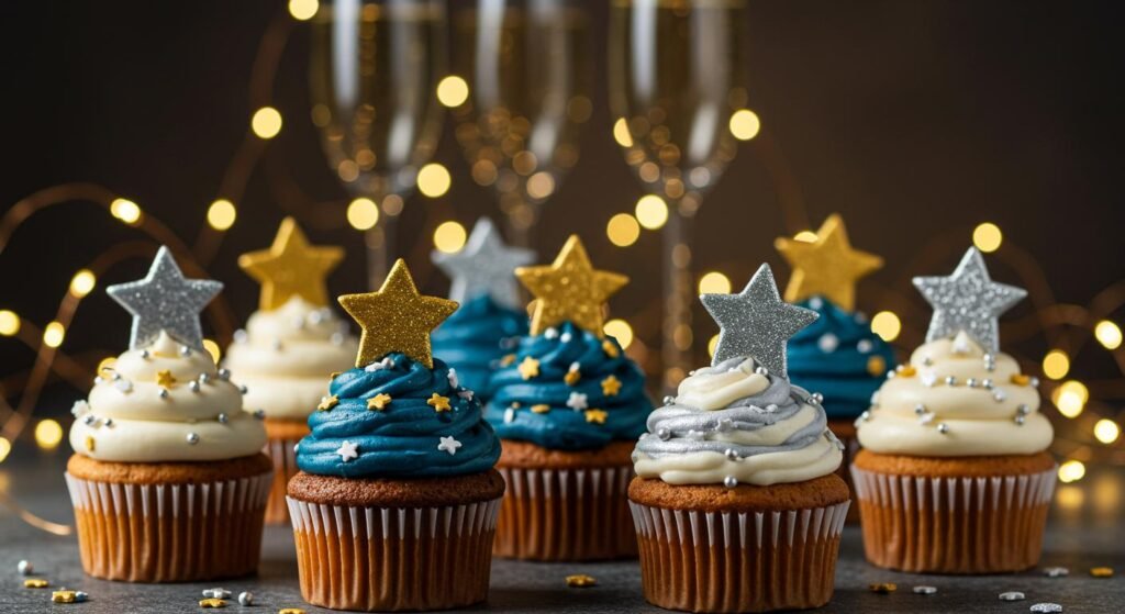 12 Festive New Year’s Cupcake Recipes Full of Sparkle ...